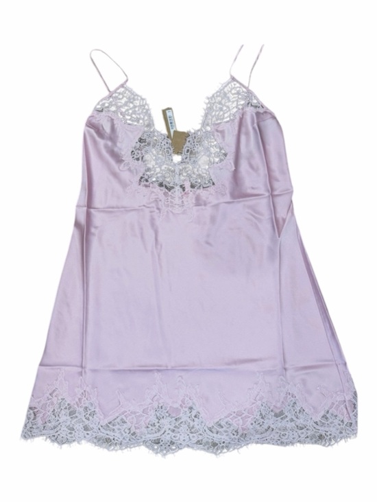 SKIMS | Intimates & Sleepwear | Skims Silk Lace Mini Slip Dress Peony ...